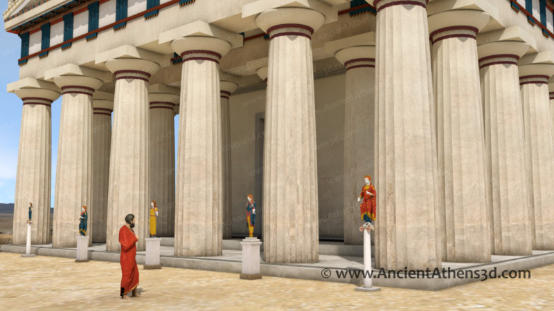 Αρχαϊκός Ναός Αθηνάς Πολιάδος (Αρχαίος Ναός) - Ancient Athens 3D
